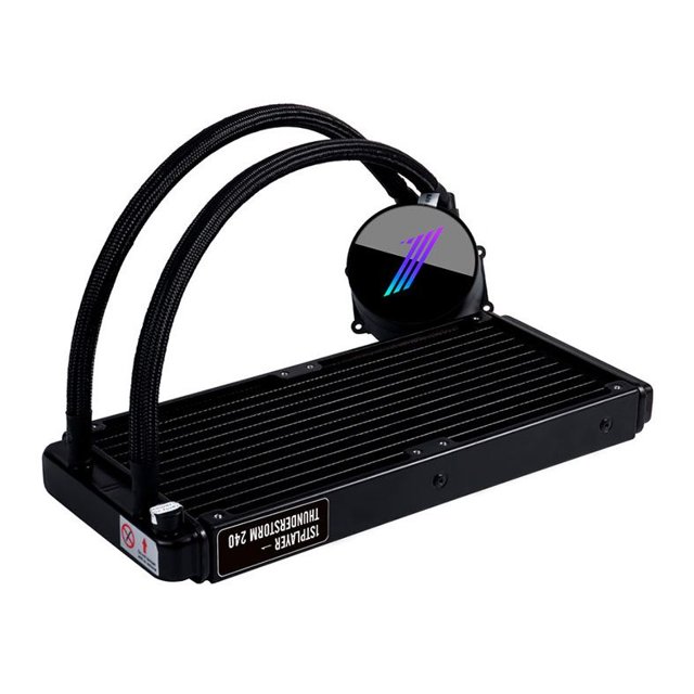 Water Cooler 1STPLAYER TS240, ARGB, 240mm, Intel-AMD | Tibuff