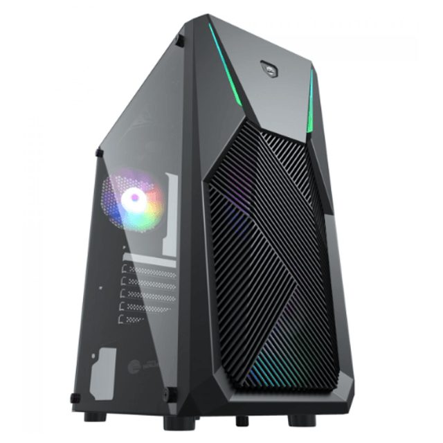 Gabinete Gamer Ninja Prime, RGB, Mid Tower, Vidro Temperado, ATX, Sem ...