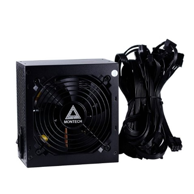 Fonte Montech AP550, 550W, 80 Plus White, PFC Ativo, AP550 | Tibuff