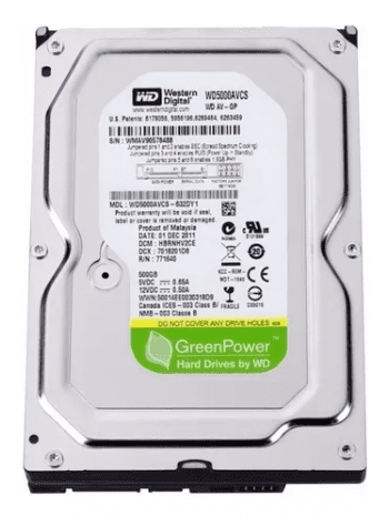 HD 500GB WESTERN DIGITAL SATA2 WD5000AVDS 3.5 32MB 7200RPM VIDEO | Tibuff