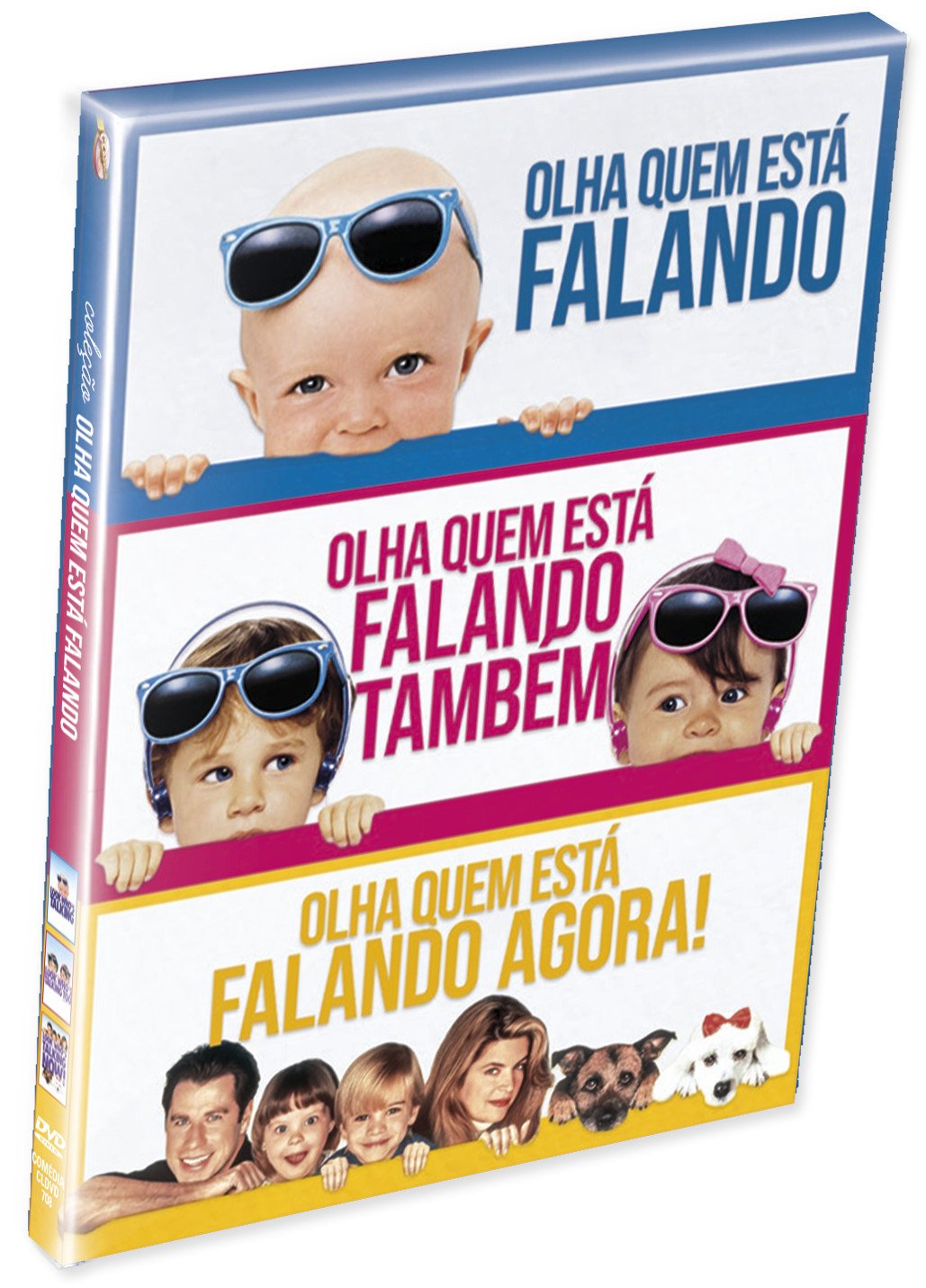 COLEÇÃO OLHA QUEM ESTÁ FALANDO (Trilogia com 2 DVDs em Digipack ...