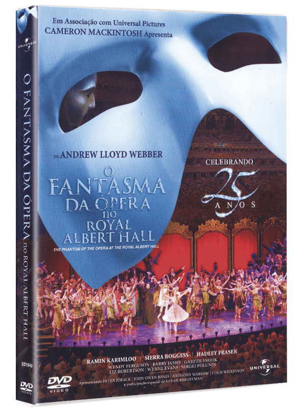 DVD - O Fantasma da Ópera no Royal Albert Hall | Classicline - Filmes ...