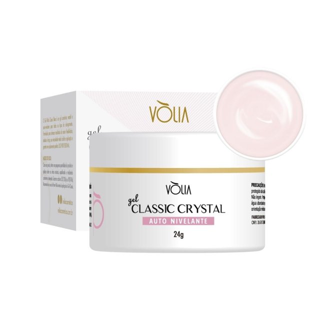 Gel Classic Crystal Vòlia (24g) - Construtor, Versátil e Autonivelante ...