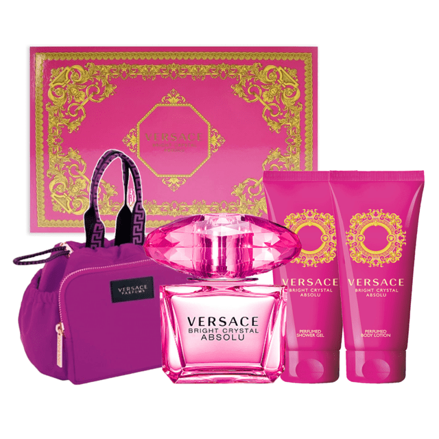 Kit Perfume Feminino Bright Crystal Absolu Versace Edp 90Ml + Body ...