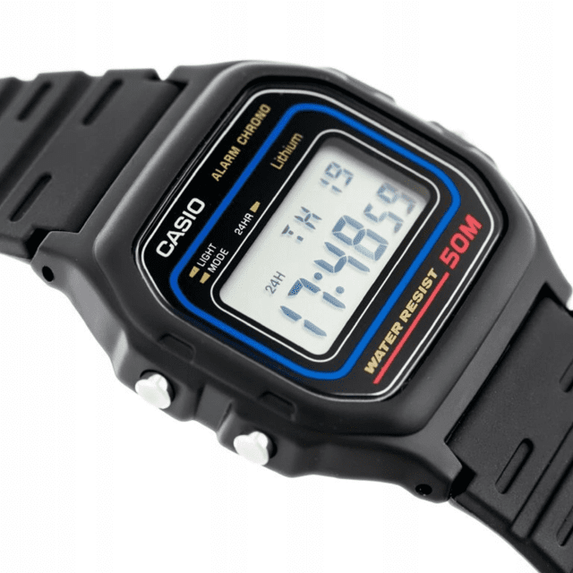 Relógio Masculino Casio Digital Preto W-59-1Vq | La Partier