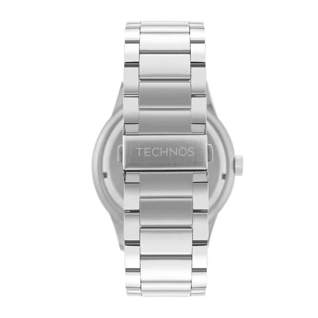 Relógio Masculino Technos Militar Prateado À Prova D'água 50M 2115NAO/1K | La Partier