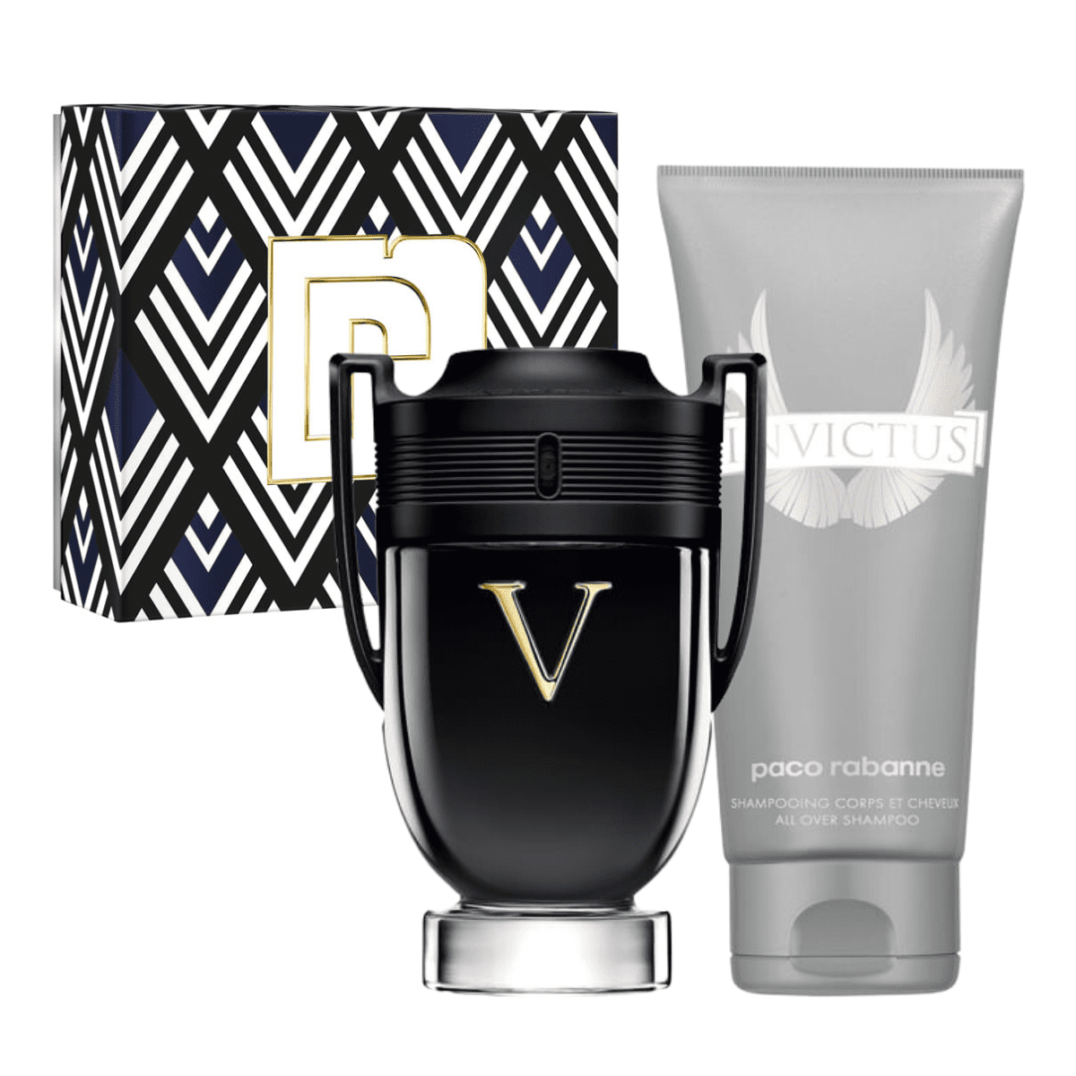 Perfume Masculino Invictus Victory Paco Rabanne Edp 100 Ml + Shower Gel ...