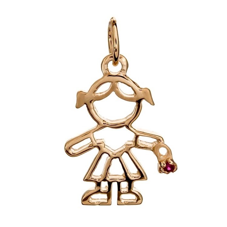 Pingente Menina | Jota Design Joias