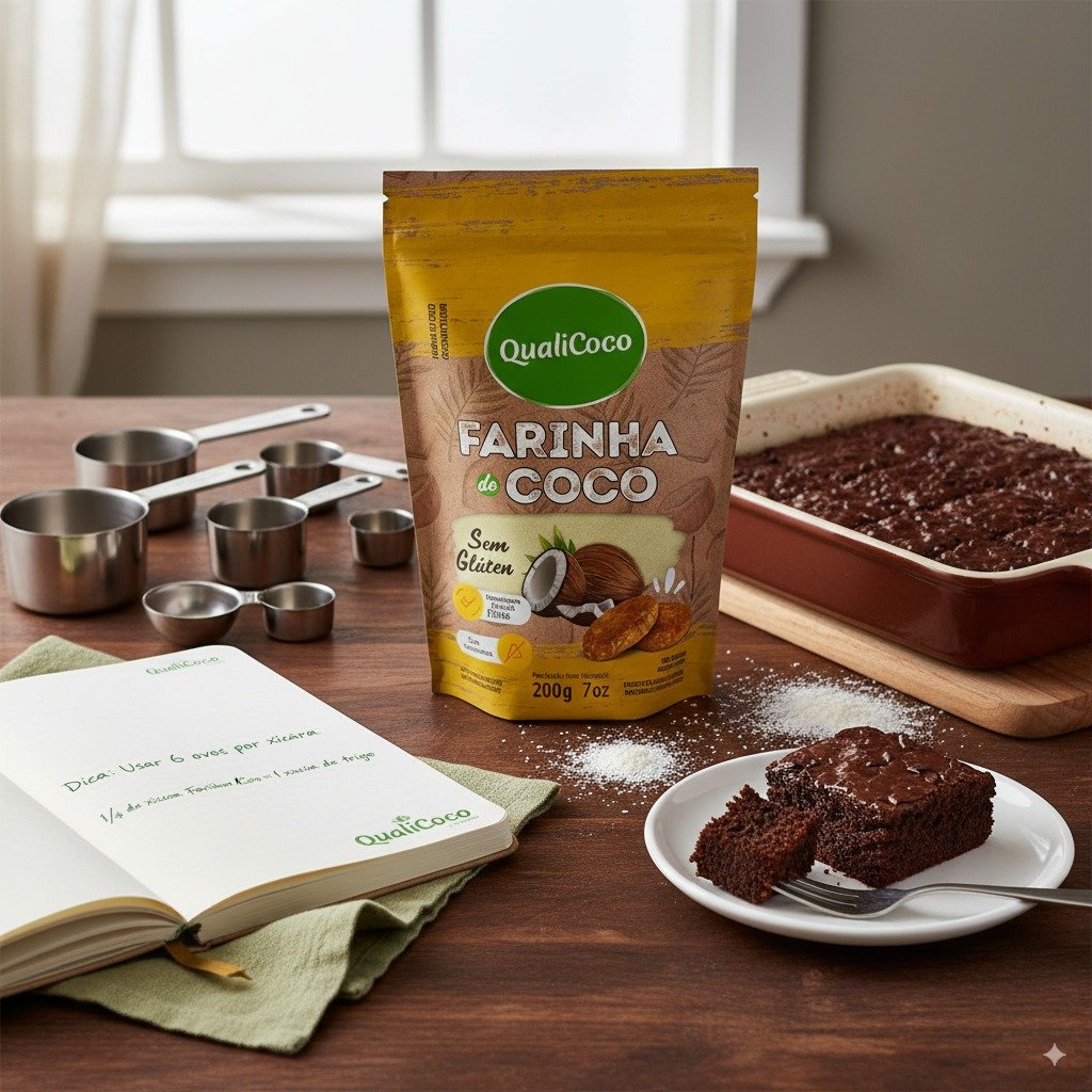 Como Usar Farinha de Coco: Guia + Receita Brownie Sem Glúten | Loja ...