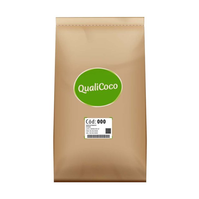Coco Ralado Flocado Úmido e Adoçado QualiCoco 5kg | Loja QualiCoco
