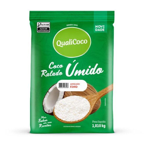 Coco Ralado Sem Açúcar QualiCoco 100g – Natural e Sem Glúten | Loja ...