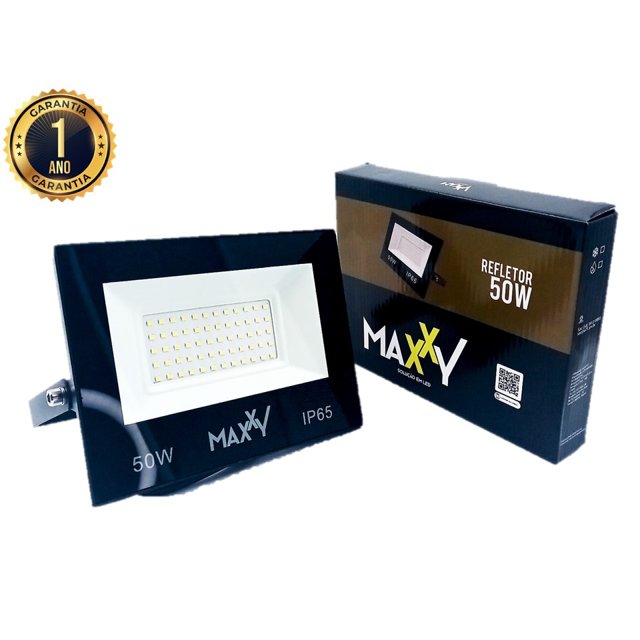 Refletor Super Led 50w Branco Frio 6500k Bivolt | LED RS