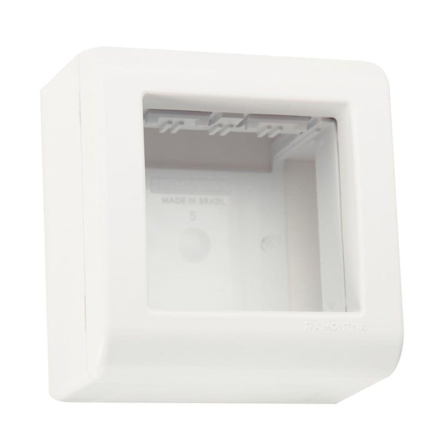 Caixa de Sobrepor 2 Postos Tramontina Lizflex Branca 57303002 | LED RS
