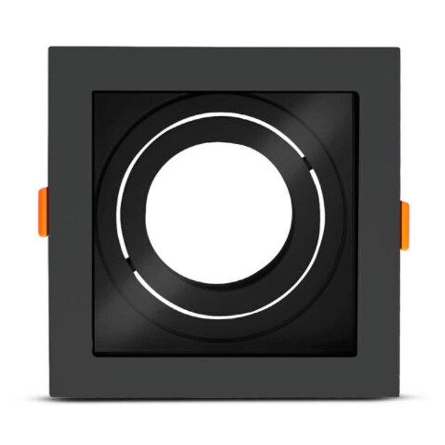 Spot Recuado PAR20 Quadrado Preto | LED RS