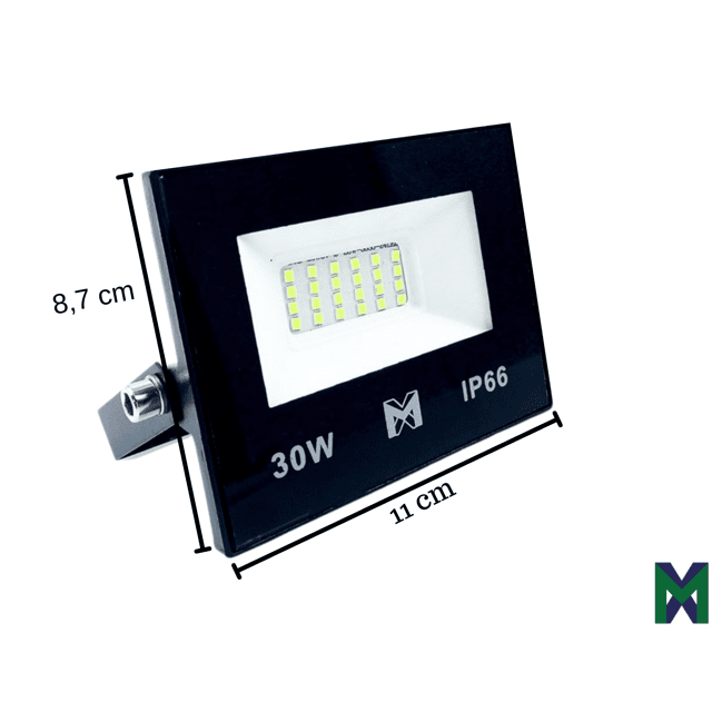 Refletor Led 30w Branco Frio 6500k Bivolt | LED RS