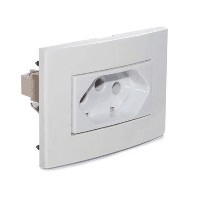 Conjunto Tomada 2P+T 20A 250V Sleek Margirius | LED RS