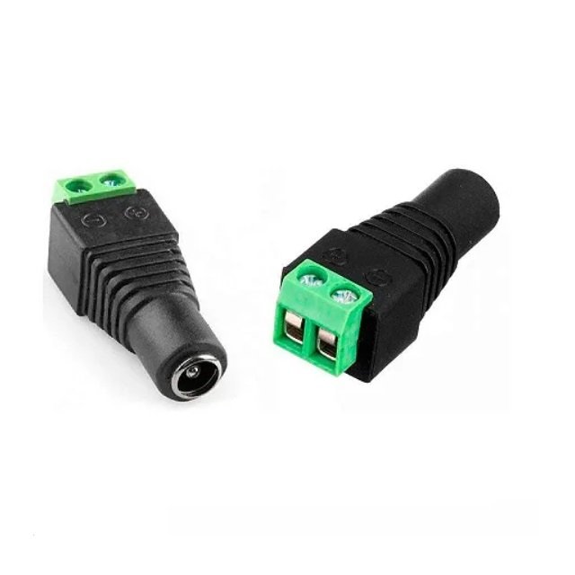 Conector P4 Femea Com Borne Para Fita Led | LED RS