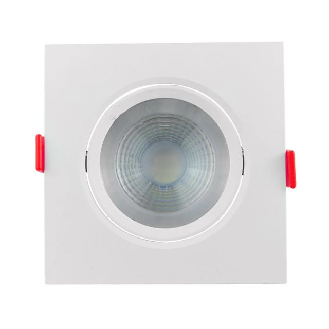 Spot de Embutir Led 7w Quadrado Branco Frio 6500k Bivolt | LED RS