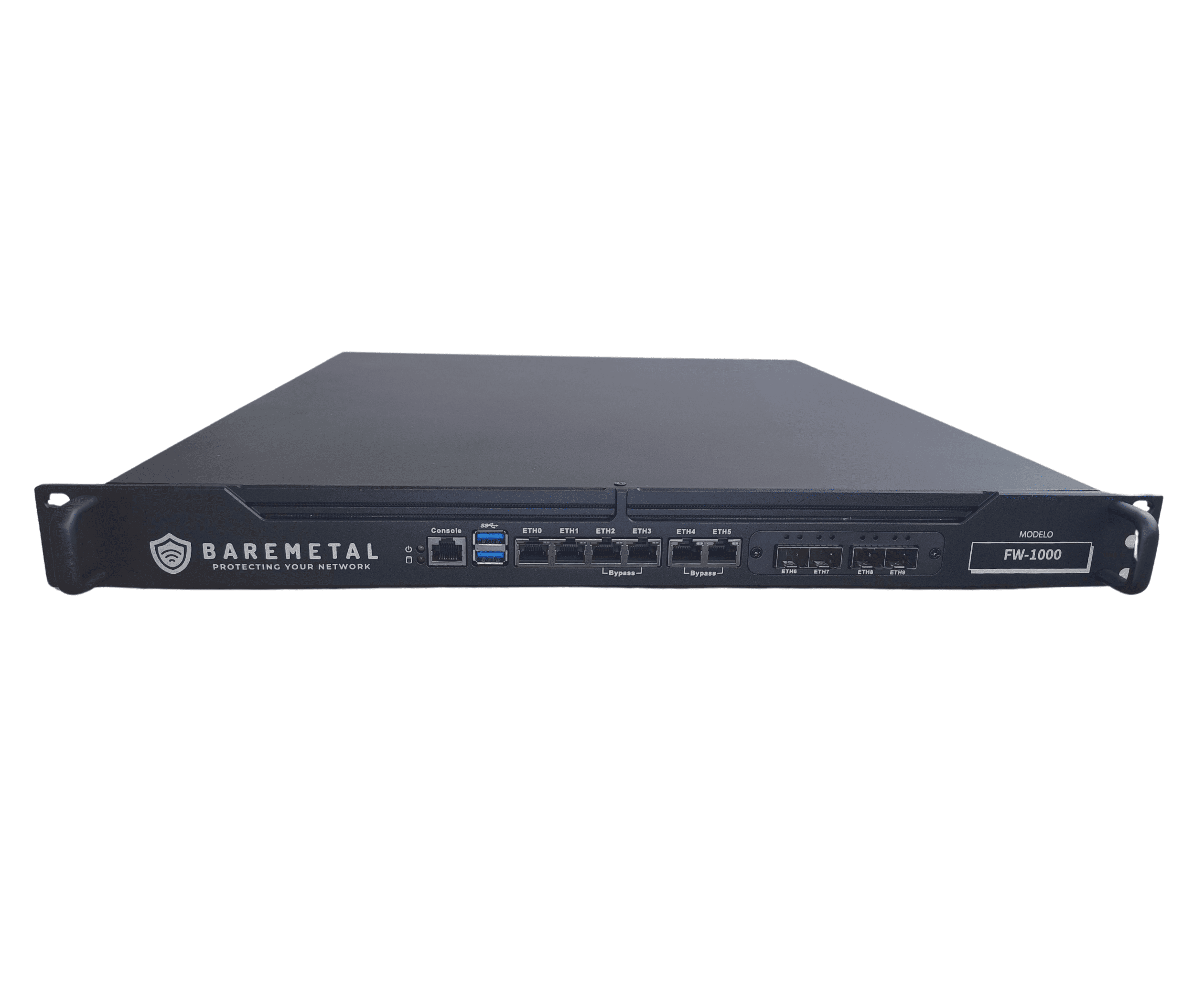 Appliance Firewall pfSense FW-1000 COM 6 Portas Gigabit E 4 PORTAS FIBRA SFP+ 10 GB | ID Tecnologia
