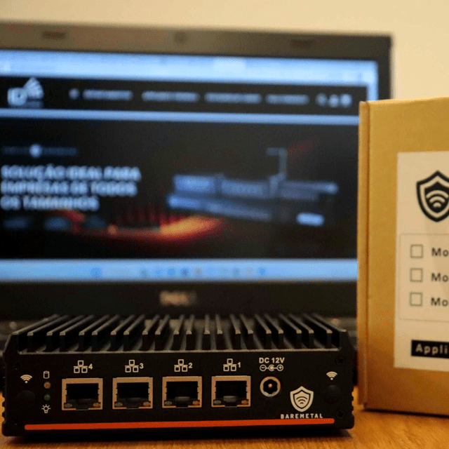 Appliance Firewall pfSense com AES-NI BM5C+ PLUS 4 Portas Gigabit | ID ...