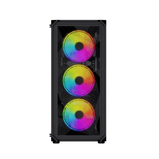 Gabinete Gamer CertoX Apis Mid Tower Vidro Temperado 3 Fans ARGB ...