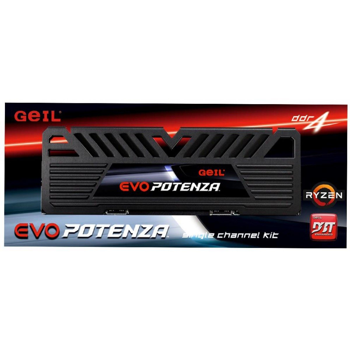 Memória RAM DDR4 Geil Evo Potenza, 8GB 3000MHz, Black ...