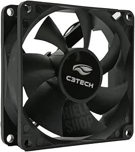 Cooler Fan C3Tech F7-50BK Storm 8cm Preto - Rolamento FDB 12v | Supremo ...