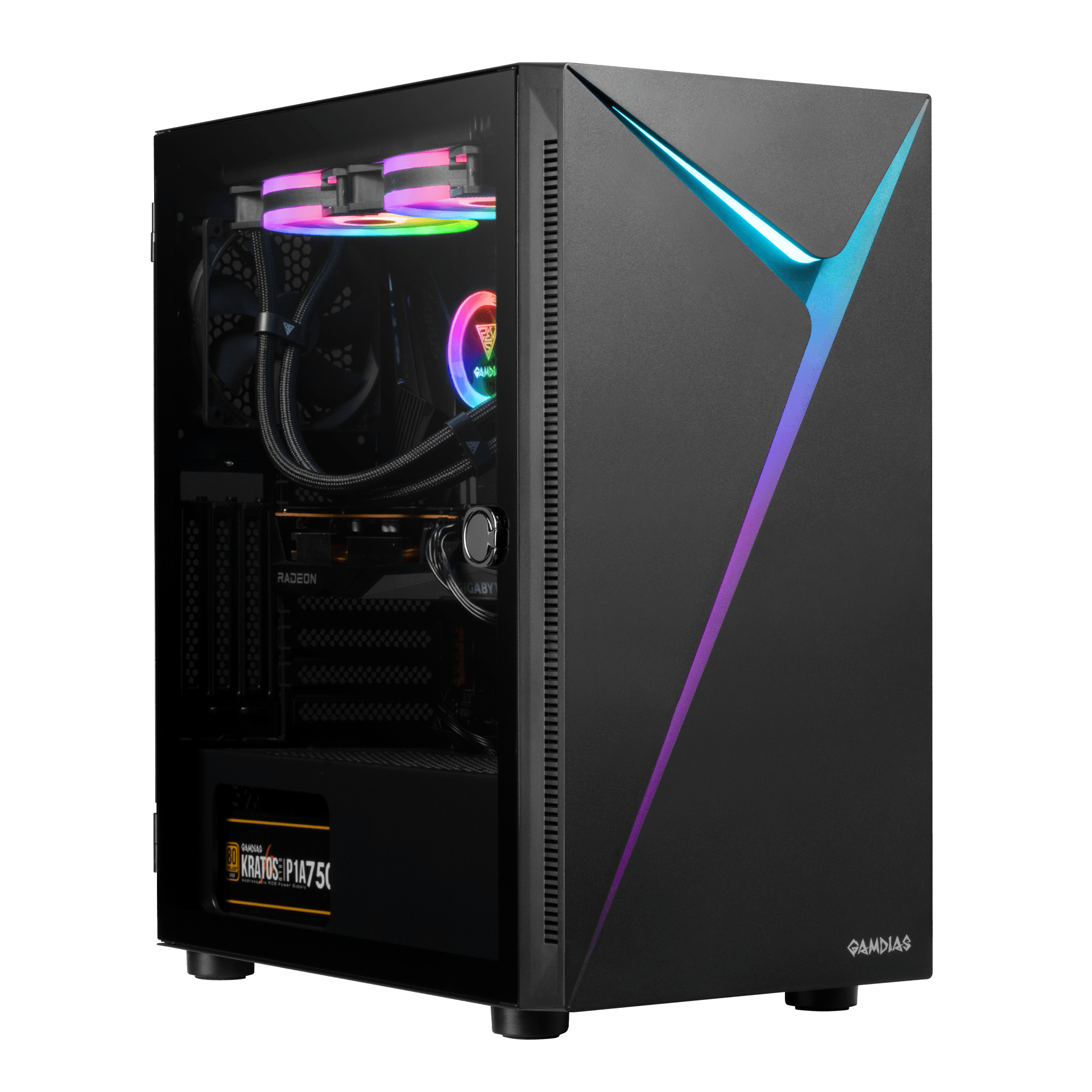 Gabinete Gamer Gamdias Argus E4 Elite Rgb Com 1 Fan Mid Tower - Argus ...