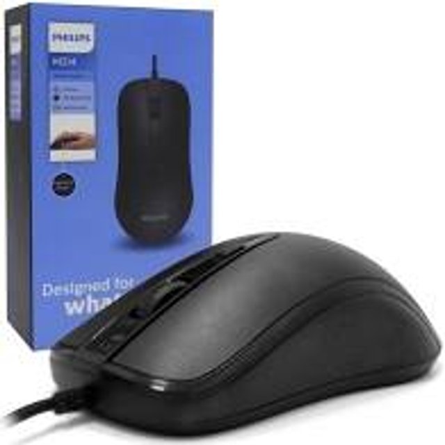 Mouse USB Philips 3 Botões M204 | Supremo Informática