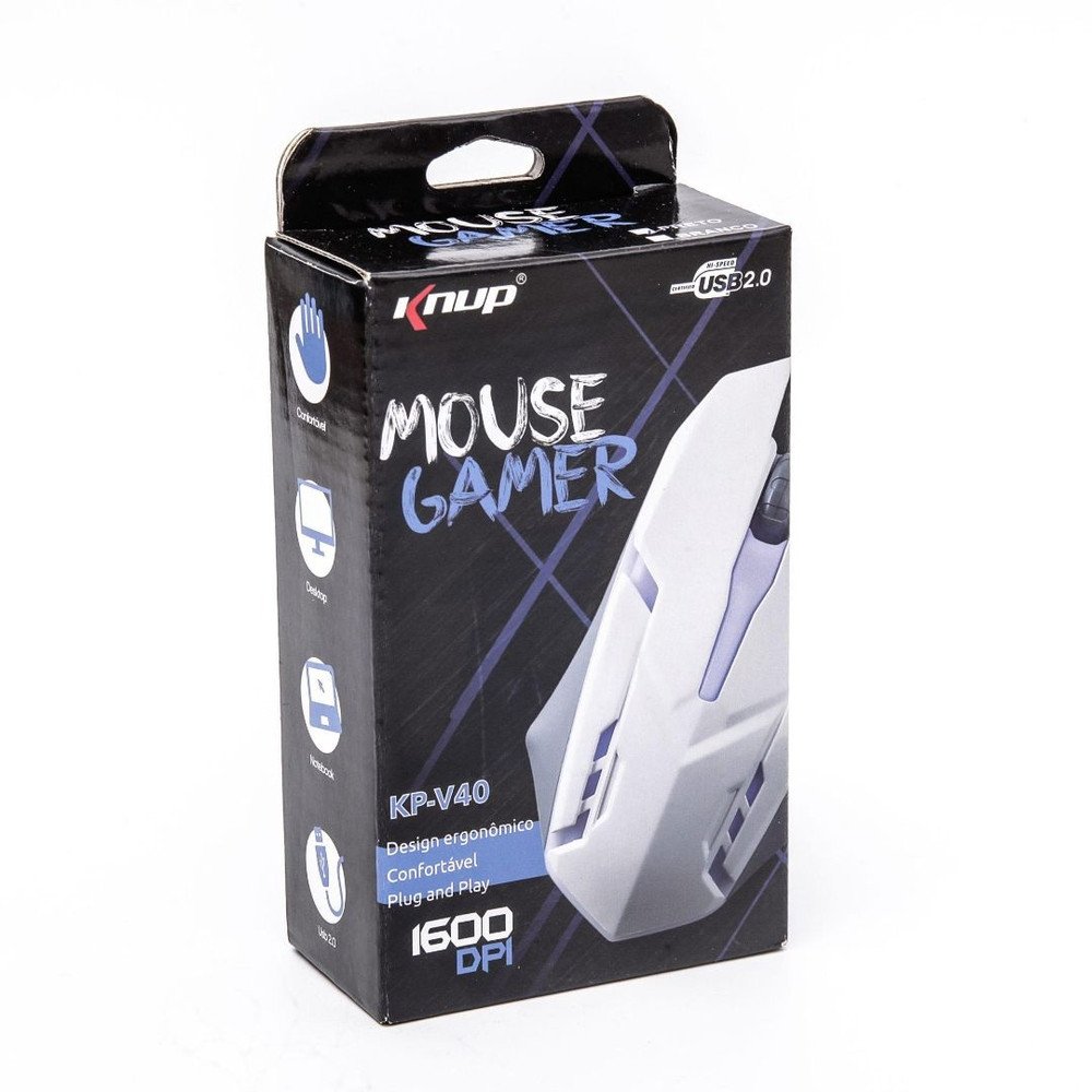 Mouse Gamer Knup 1600DPI | Supremo Informática
