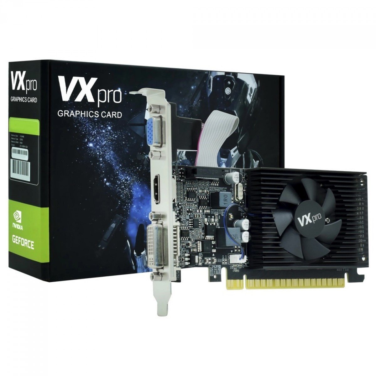 Placa De Vídeo VX Pro NVIDIA GeForce G210LP, 1GB, DDR3, 64bit | Supremo Informática