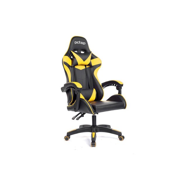 Cadeira Gamer PC Top Strike 1005 Cor Amarela | Supremo Informática
