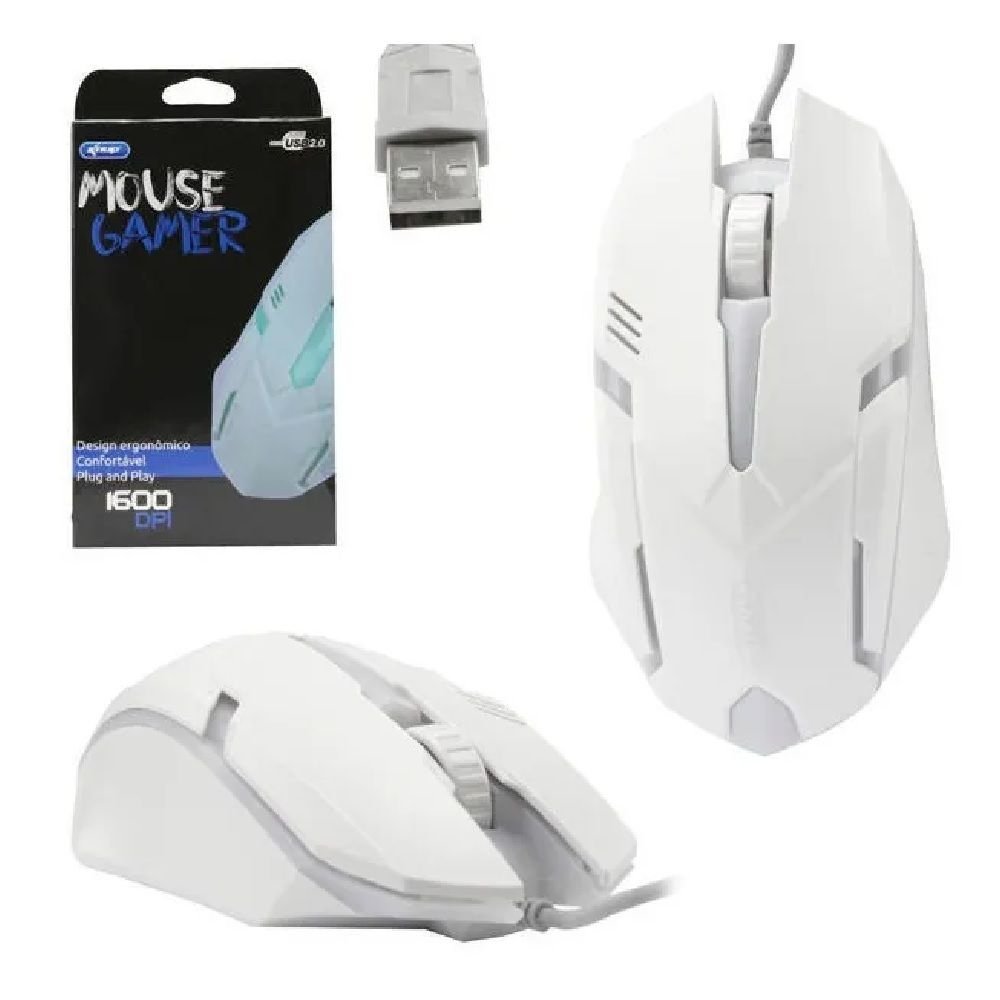Mouse Gamer Knup USB 2.0 1600 DPI | Supremo Informática