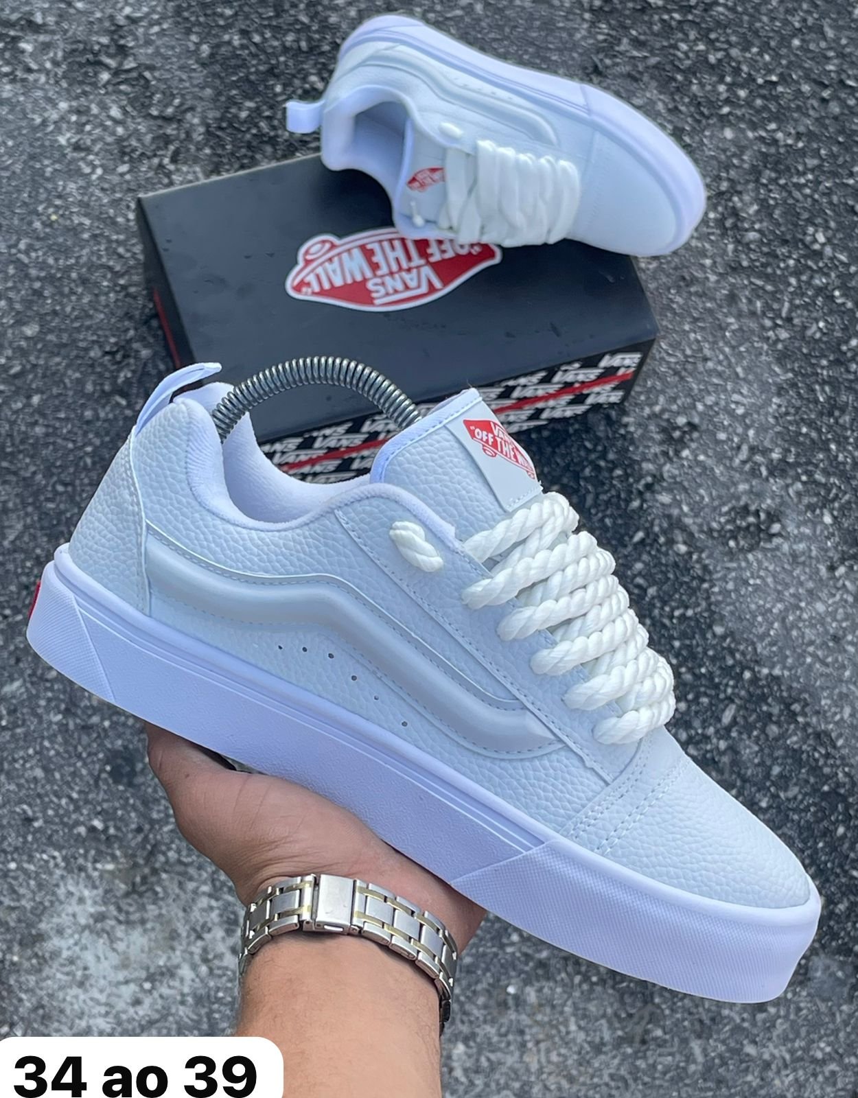 VANS KNU SKOOL BRANCO | Wolf Premium