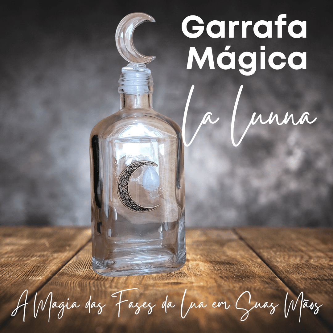 Garrafa Mística da Lua Minguante | Conecte-se com a Magia Lunar | Canto de Ísis | Perfumes ...