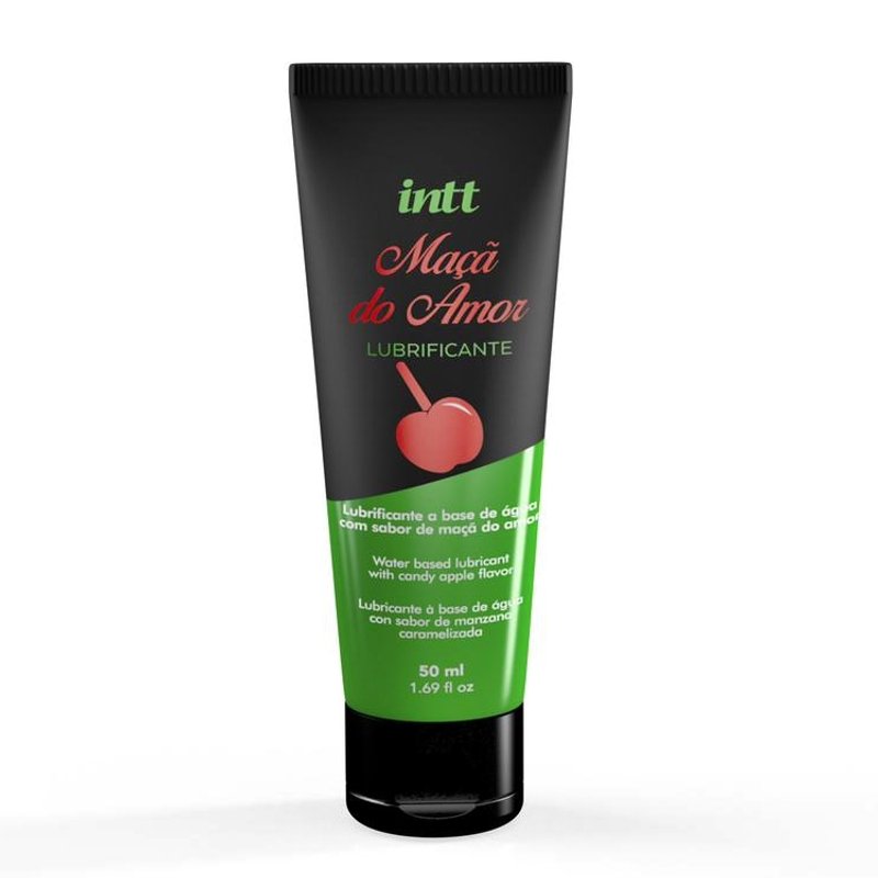 Gel Lubrificante Íntimo Beijável Maçã Do Amor Intt 50g Hot Sex Shop