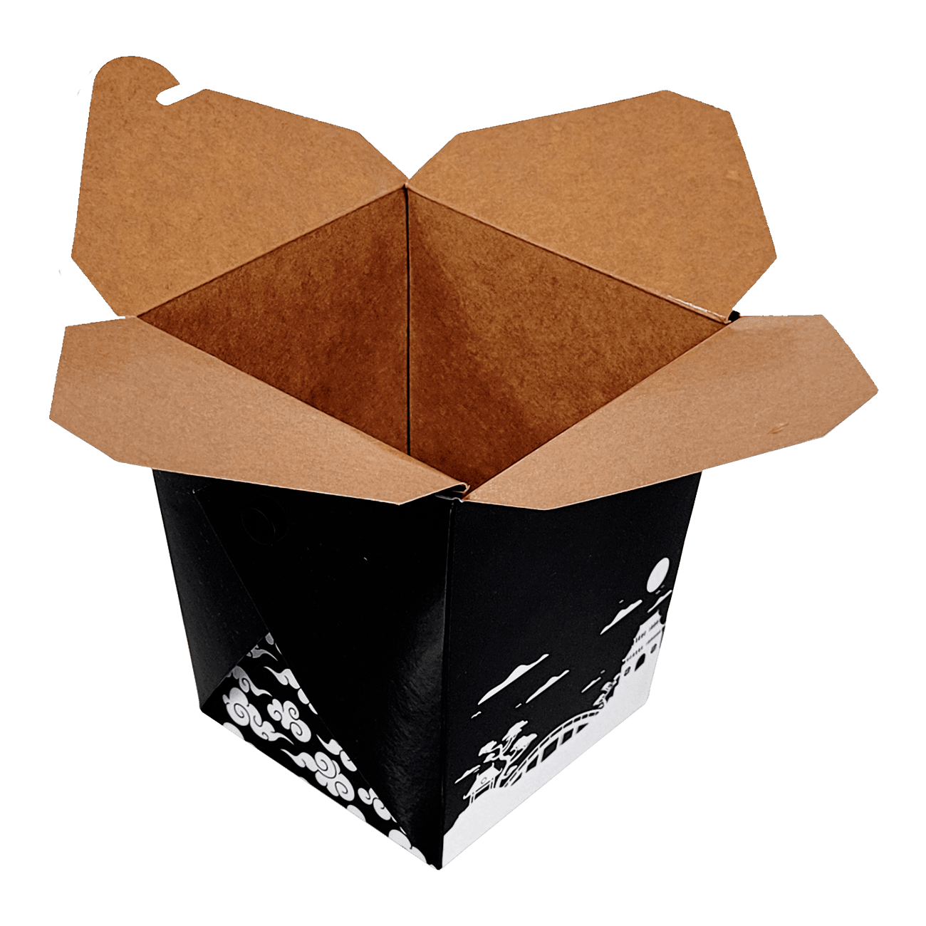 Caixa Box 'Grande' Yakisoba 1000mL (8,5x12x10,5cm) | Garden embalagens