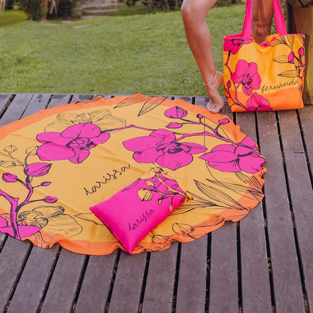 Kit Praia Personalizado 02 - Flora | Inspira Personalizados | Inspira ...