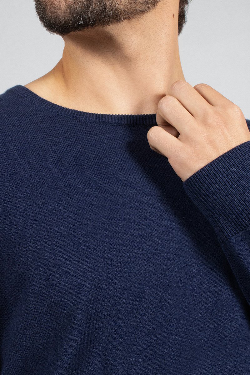 Suéter masculino de algodão peruano | Bonneterie