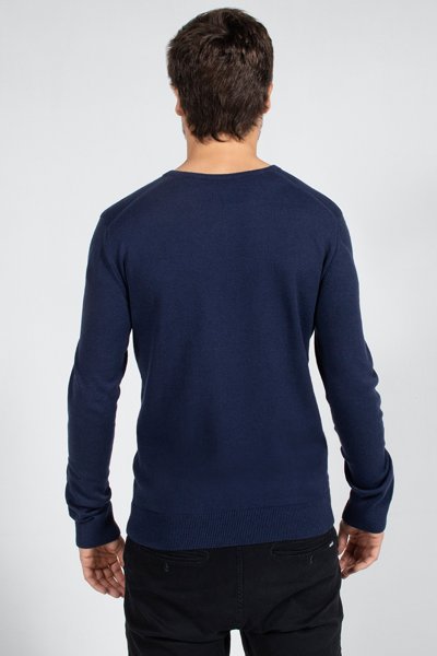 Suéter masculino de algodão peruano | Bonneterie