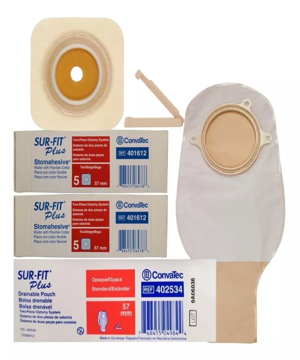 Sur-fit Plus Placa C/Micropore 57mm - Convatec | Espaço Saúde Material ...
