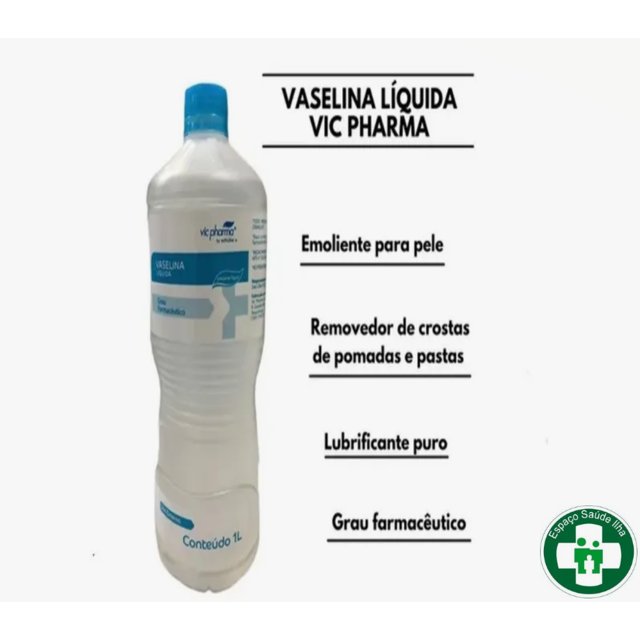 Vaselina Liquida 1000ml Vicpharma | Espaço Saúde Material Hospitalar