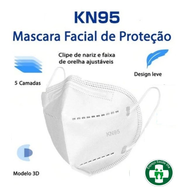 Mascara KN95 Preta MRLP | Espaço Saúde Material Hospitalar