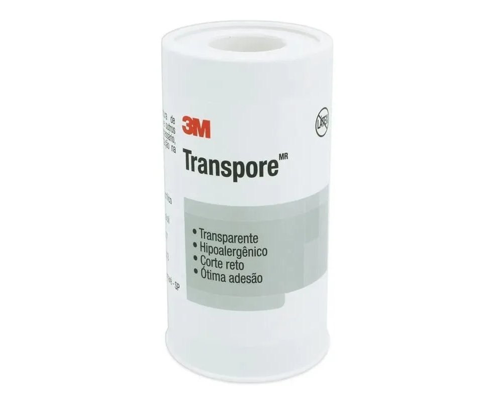 Transpore 10X4,5 3M | Espaço Saúde Material Hospitalar