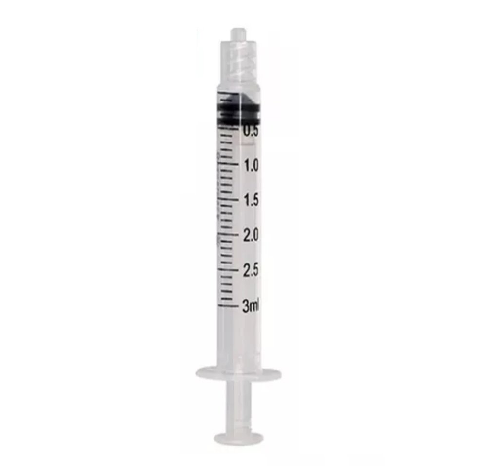 Seringa 3 ml S/Agulha Luer Lock - SR | Espaço Saúde Material Hospitalar