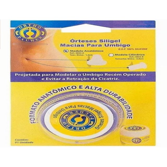 Ortese Siligel Macia P/Umbigo Cilindrico 4033B Ortho Pauher | Espaço ...