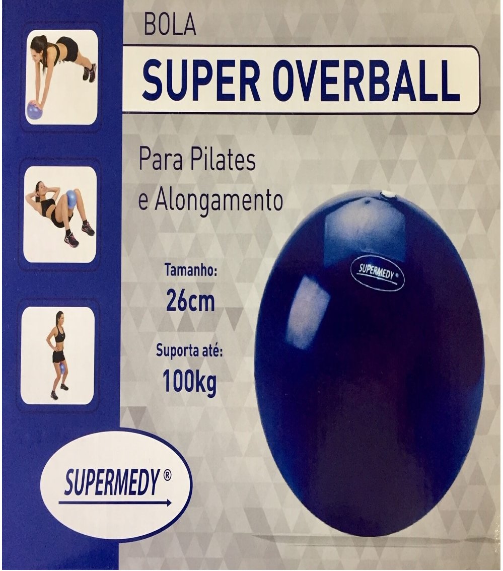 Bola 26cm Ginastica (Ant/Burst) Azul Supermedy Over Ball | Loja Espaço ...