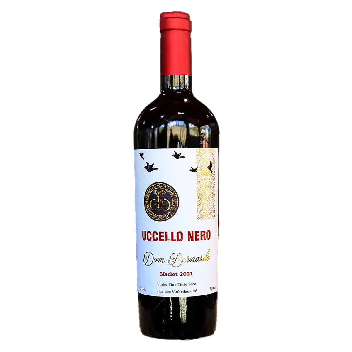Vinho Tinto Dom Bernardo Uccelo Nero Merlot | Emporio Vino do Sul