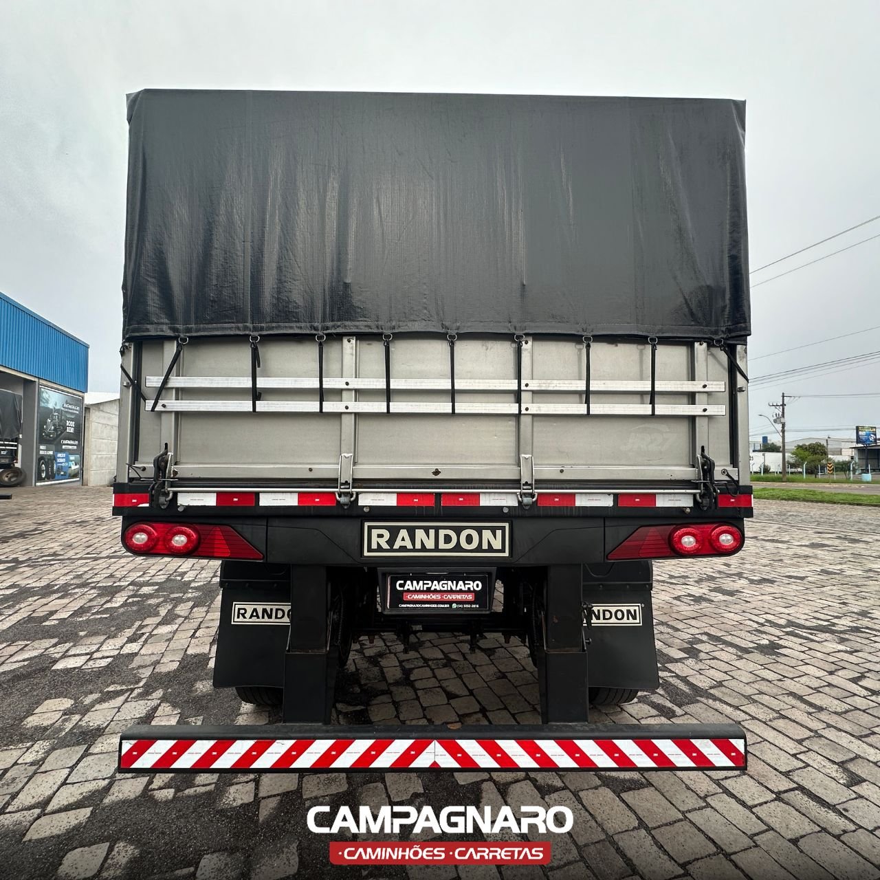 Carreta Randon Bitrem Graneleiro Cinza - 2021 | Campagnaro