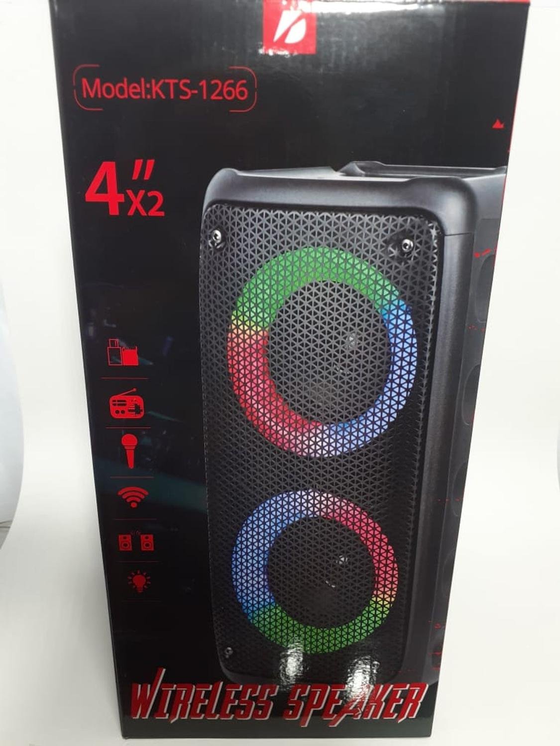 CAIXA DE SOM WIRELESS SPEAKER KTS-1266 | GRUPO YMA